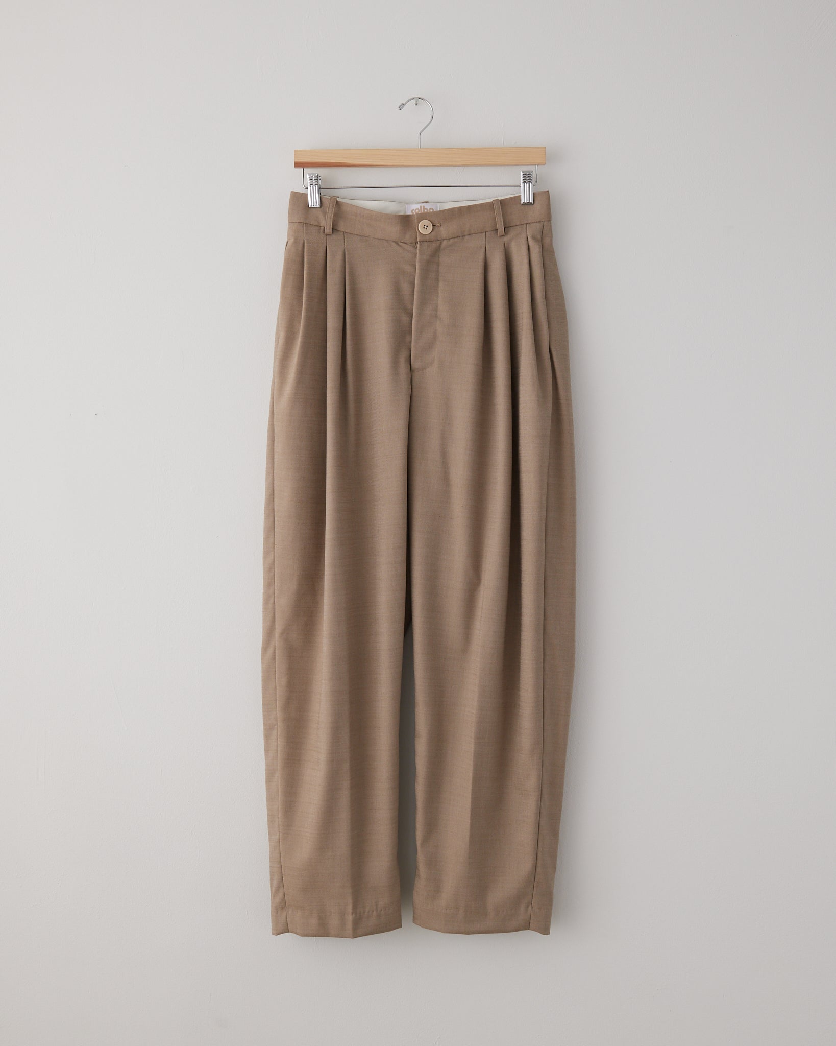 Pleated Pants, Suiting Wool – Colbo